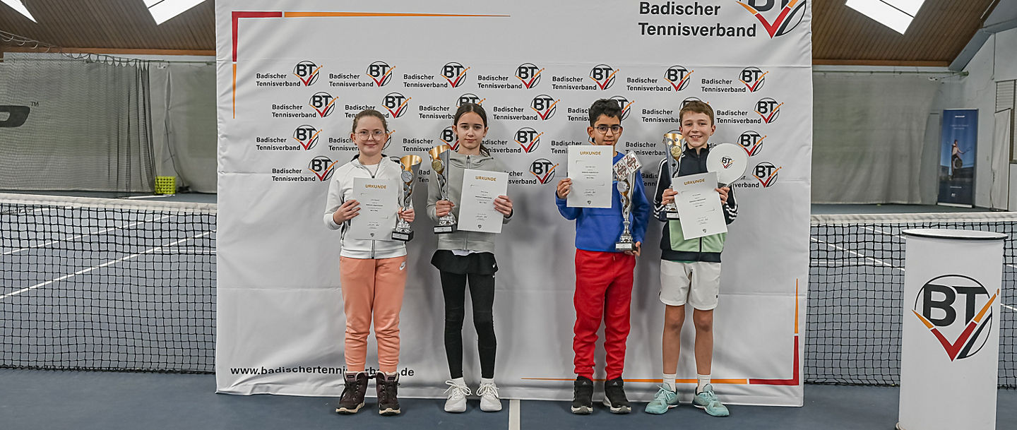 Starkes Tennis beim Badischen Jüngstenturnier